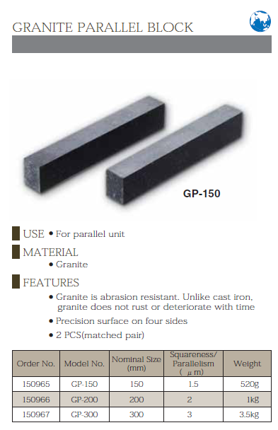 Ichiban Precision Sdn Bhd - SK - SK GRANITE PARALLEL BLOCK